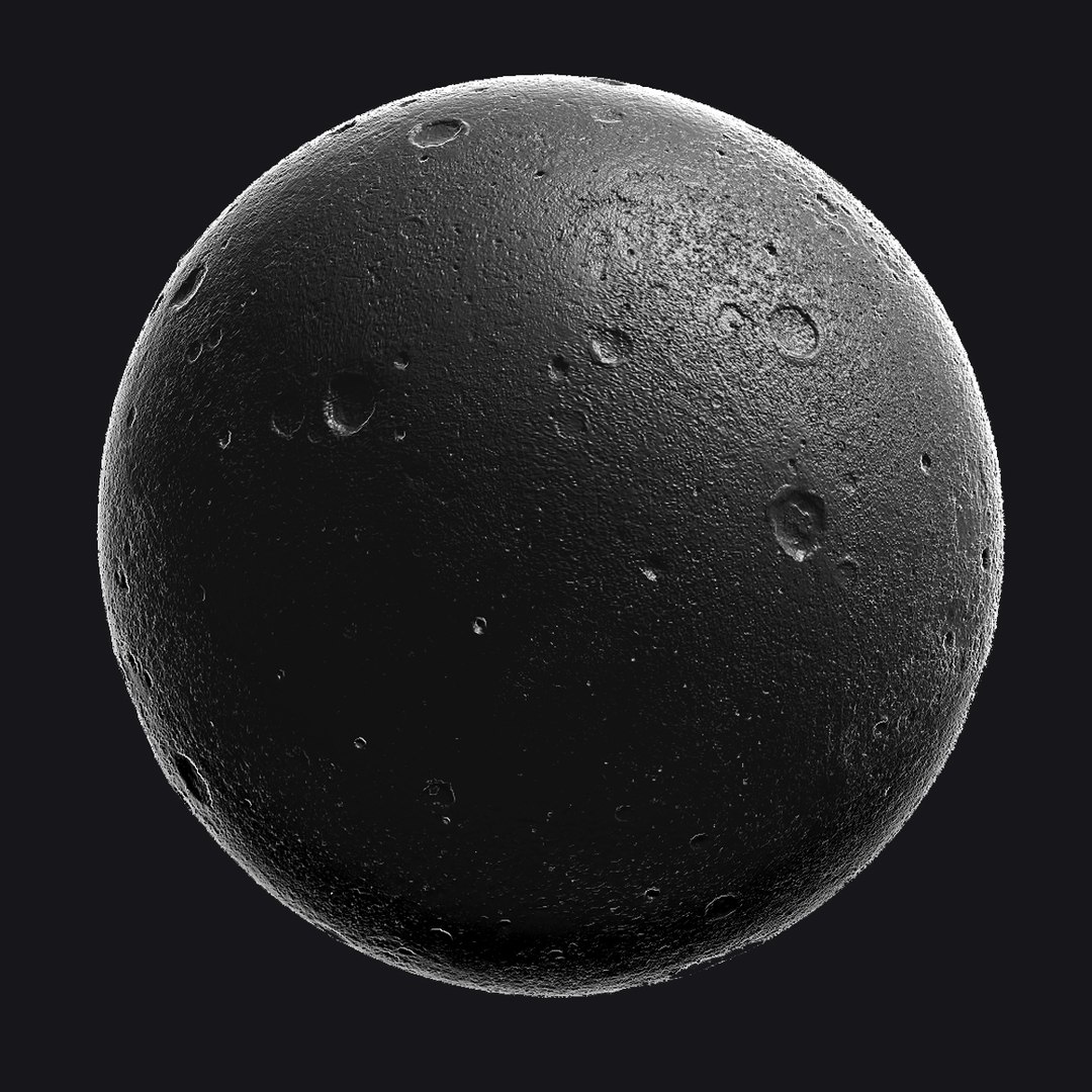 3d Model Moon Zbrush