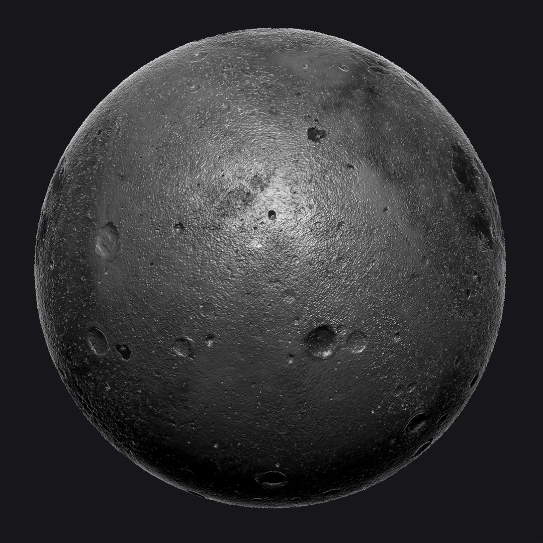 3d Model Moon Zbrush