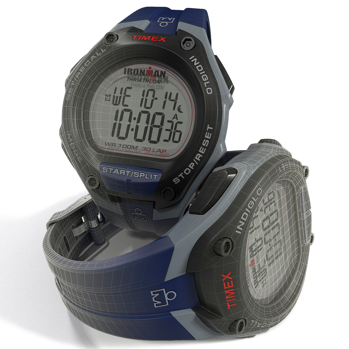 3d model of x ironman watch