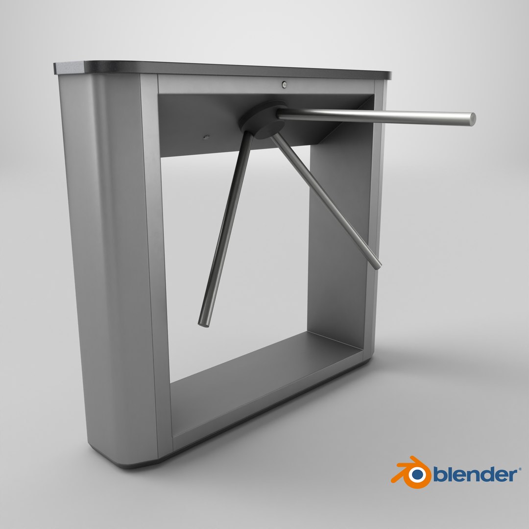 3D Tripod Turnstile - TurboSquid 2133945