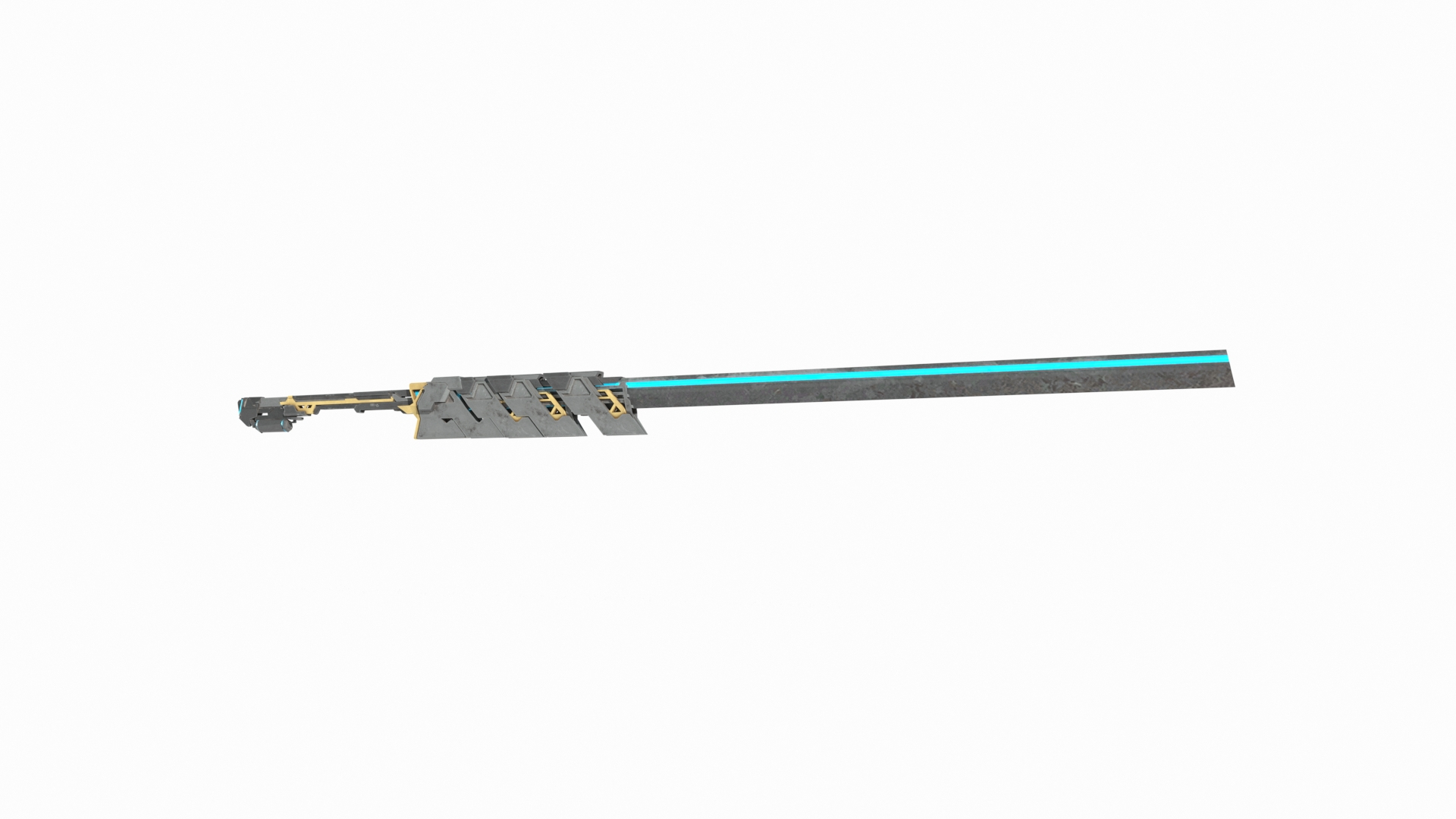 3D Science Fiction Weapon Long Sword - TurboSquid 2208902