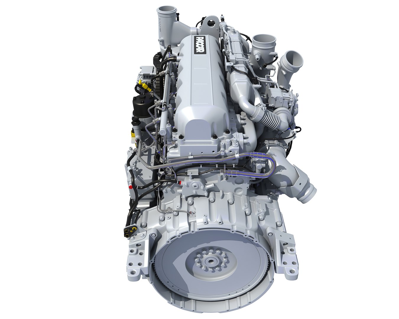 3d Paccar Mx-13 Powertrain Diesel Engine