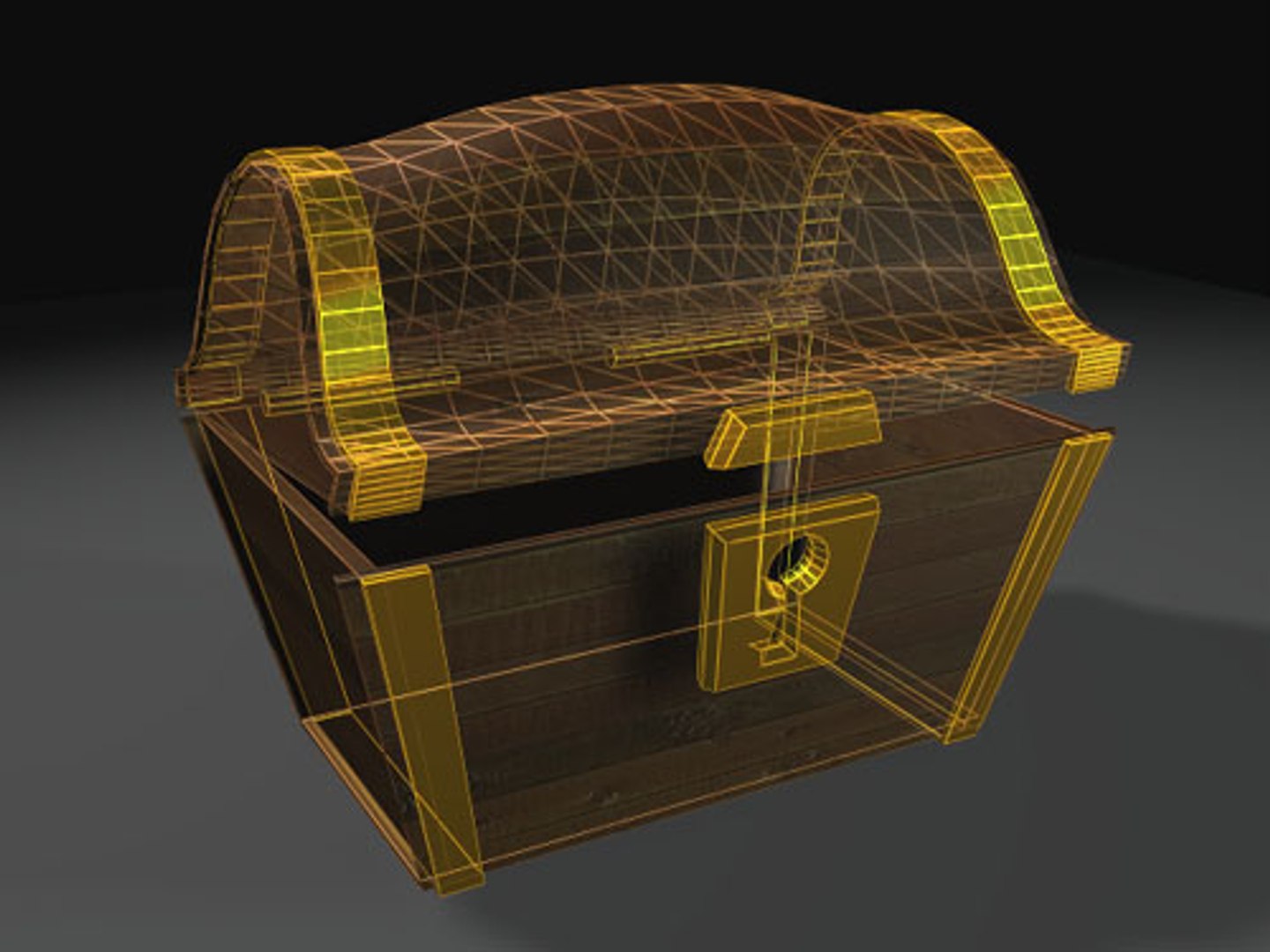 treasure chest 3d model