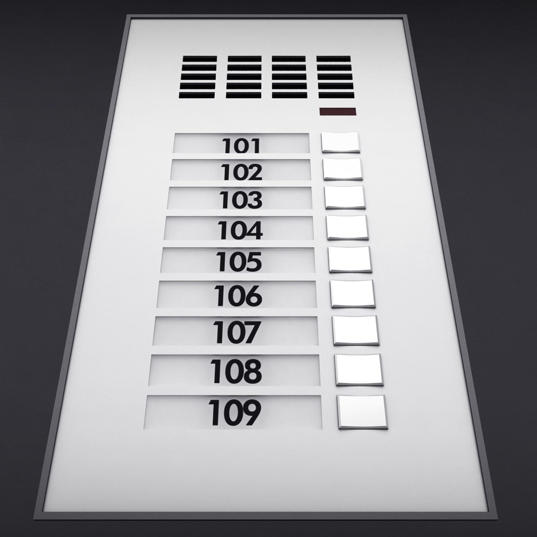intercom 3d model