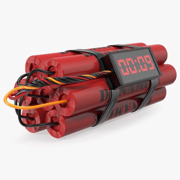 3D dynamite time bomb model - TurboSquid 1471745