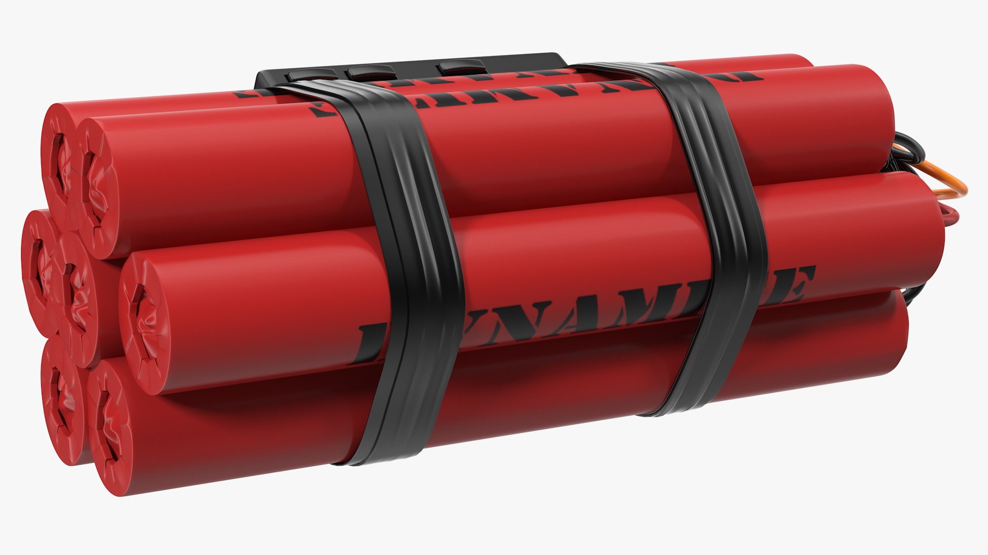 3D Dynamite Time Bomb Model - TurboSquid 1471745