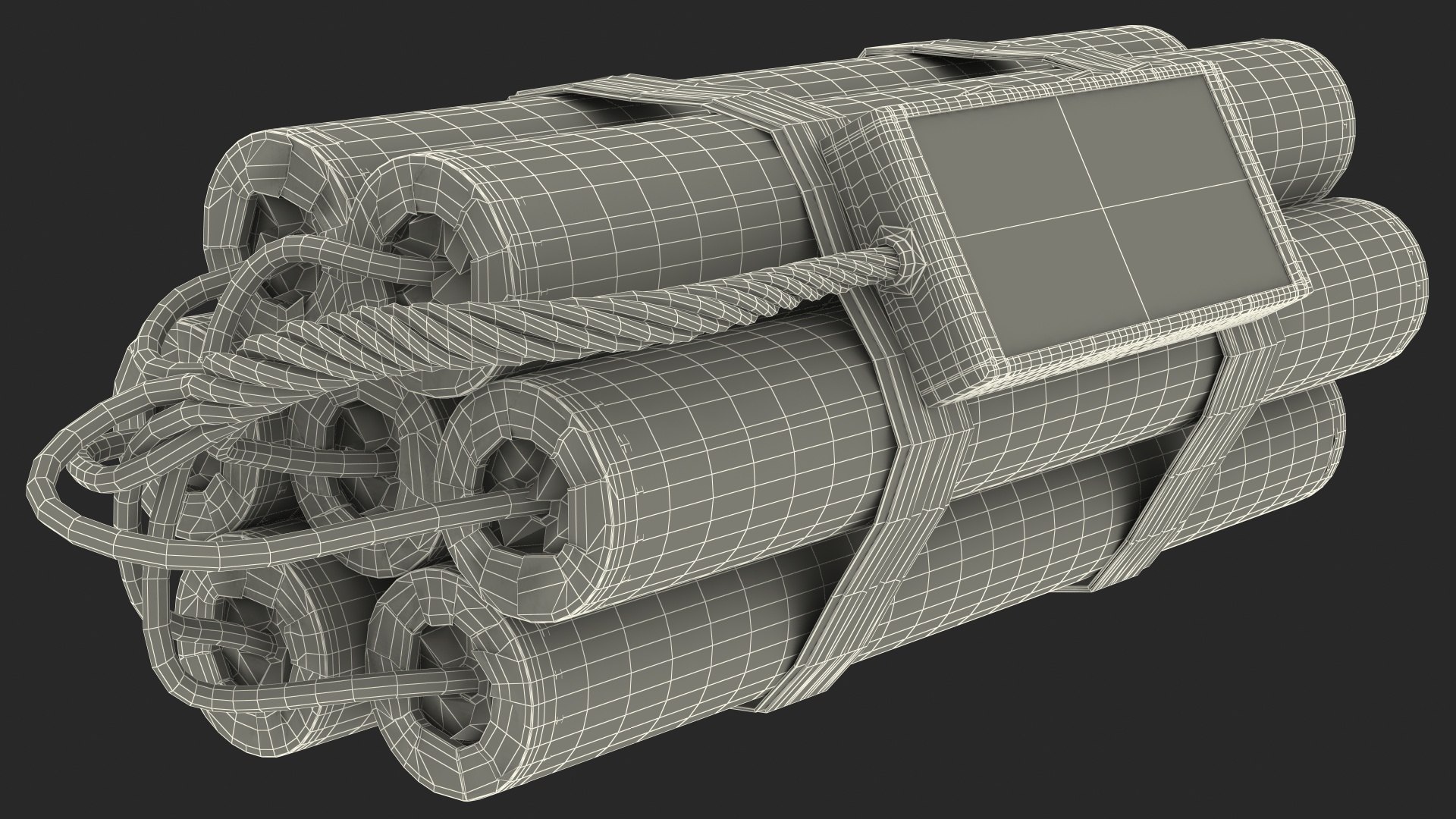 3D dynamite time bomb model - TurboSquid 1471745