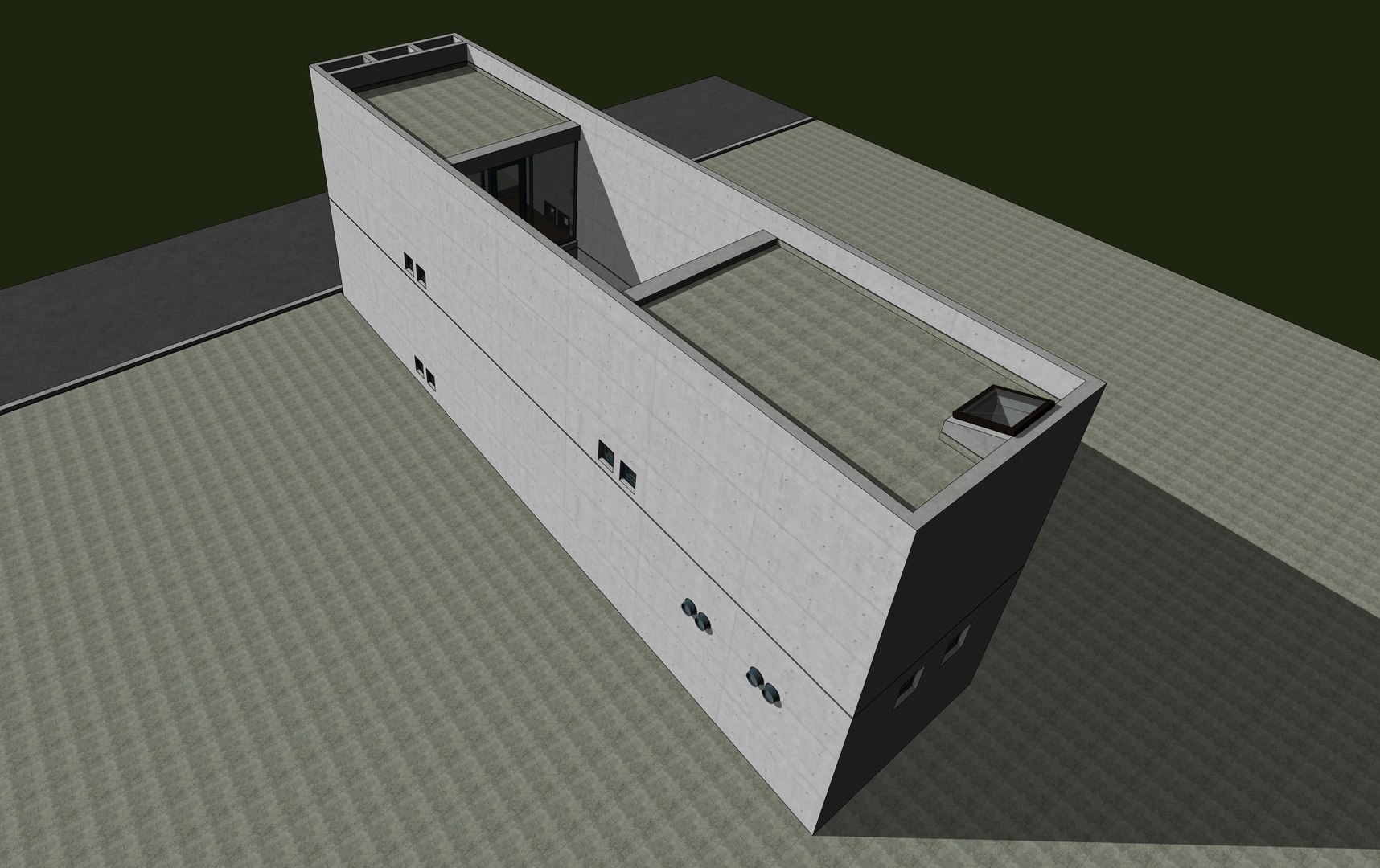 Tadao Ando - Azuma House 3D Model - TurboSquid 1862964