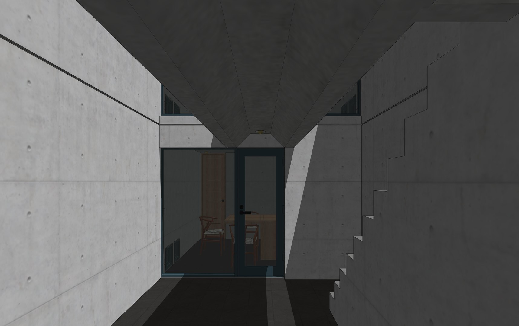 Tadao Ando - Azuma House 3D Model - TurboSquid 1862964