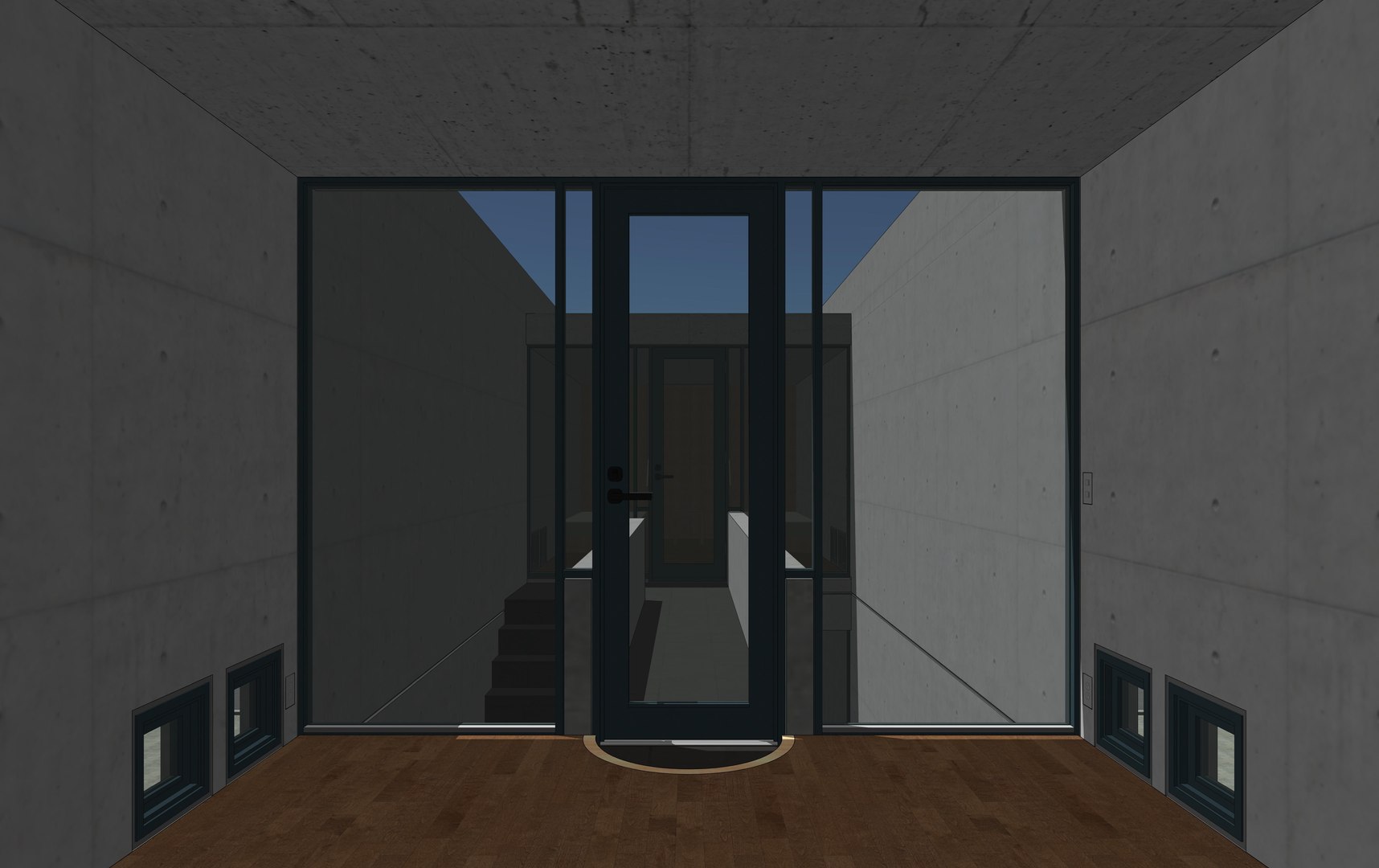 Tadao Ando - Azuma House 3D Model - TurboSquid 1862964