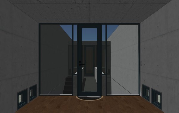 Tadao Ando - Azuma House 3D model - TurboSquid 1862964
