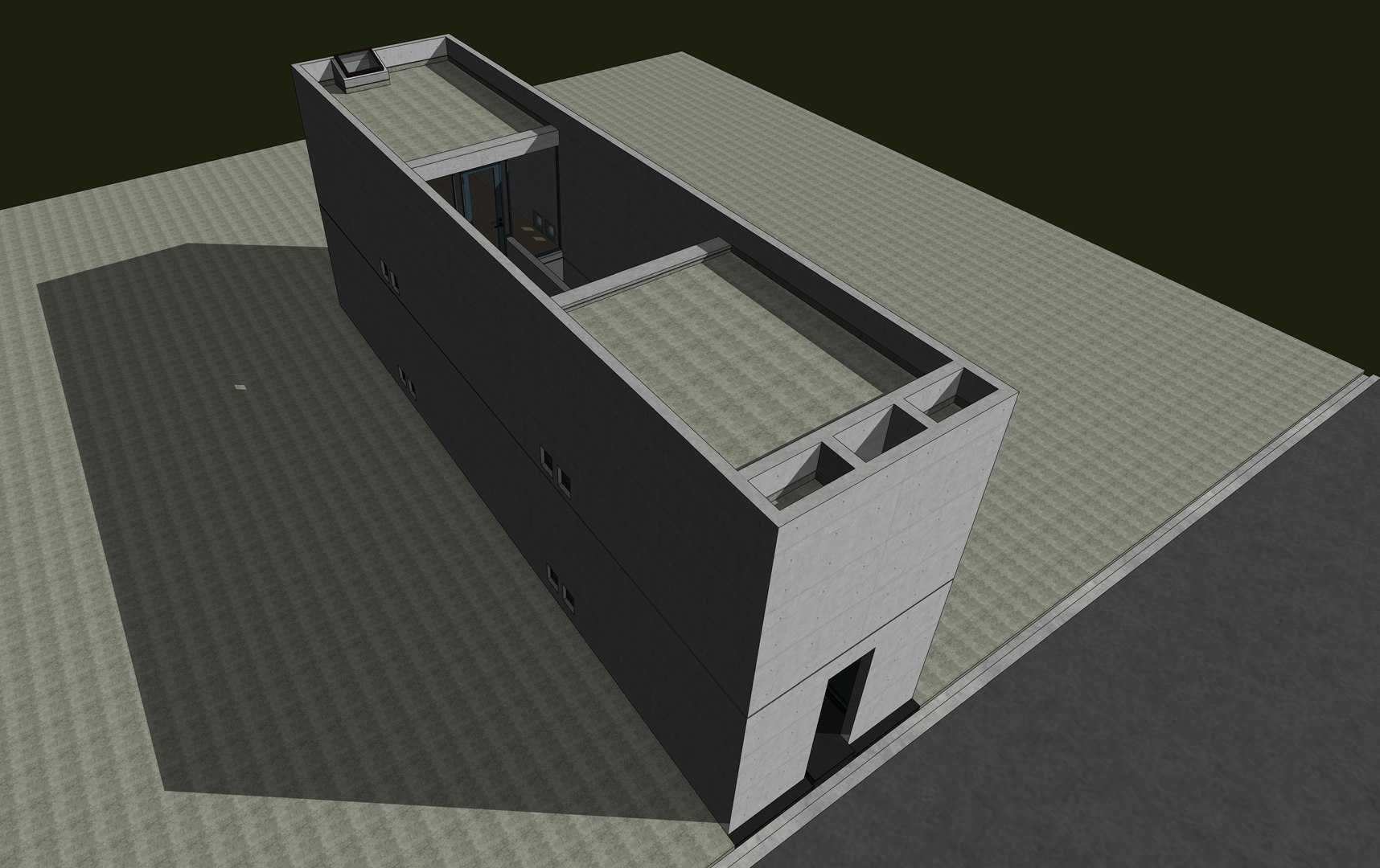 Tadao Ando - Azuma House 3D Model - TurboSquid 1862964