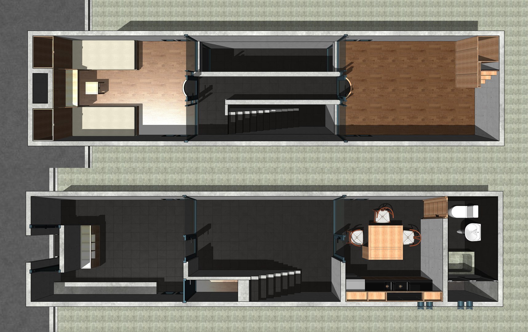 Tadao Ando - Azuma House 3D Model - TurboSquid 1862964