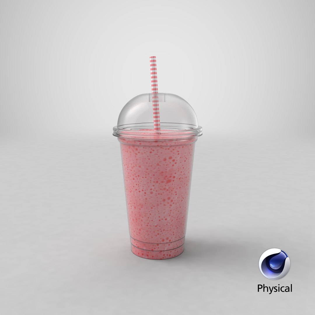 Milk shake 3D - TurboSquid 1344616