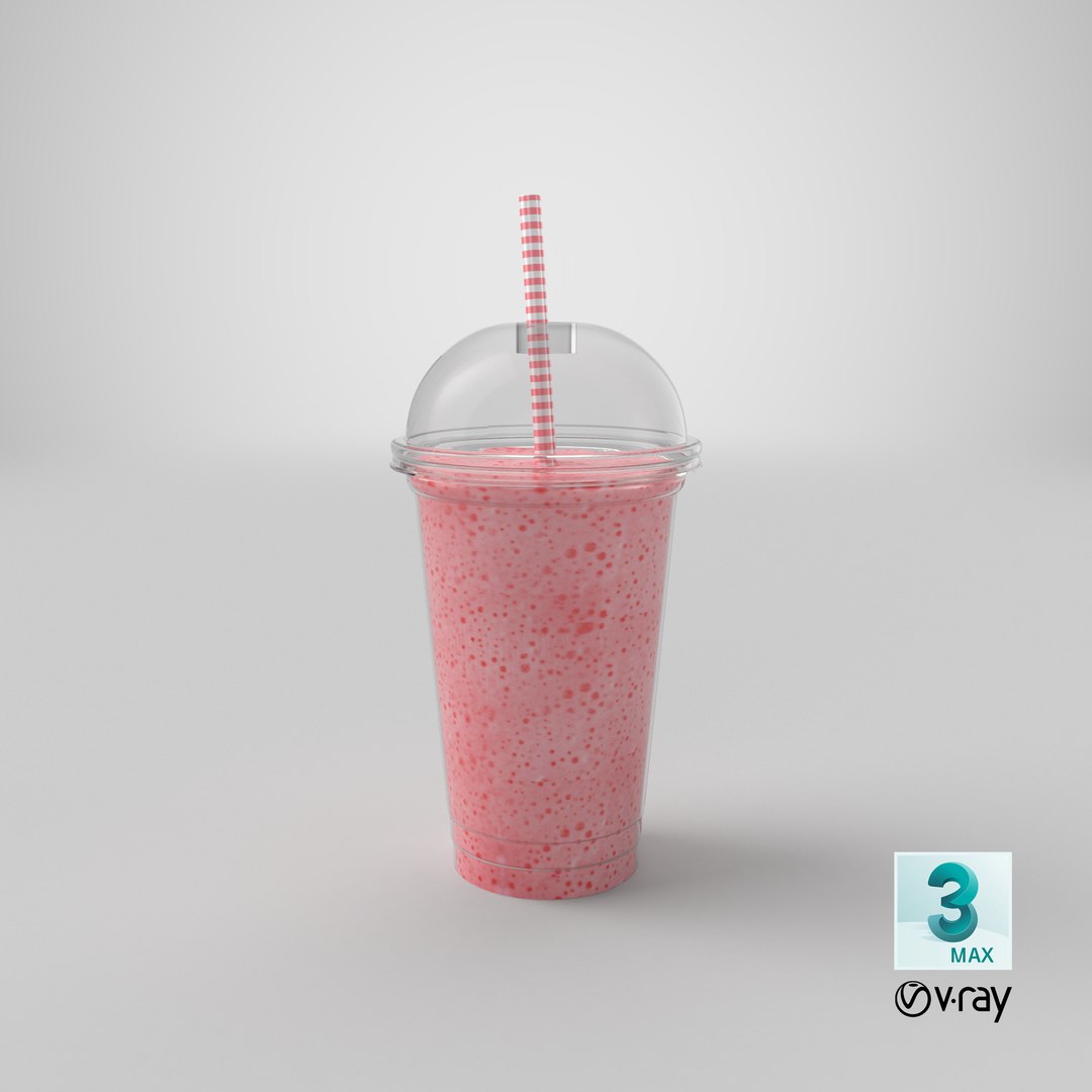 Milk shake 3D - TurboSquid 1344616