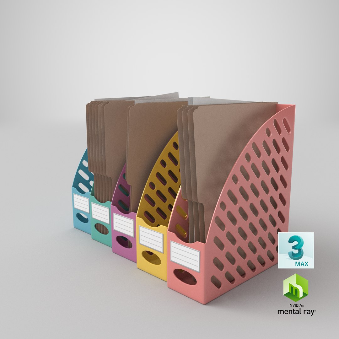 Files Holder Organizer 3D Model - TurboSquid 1915654