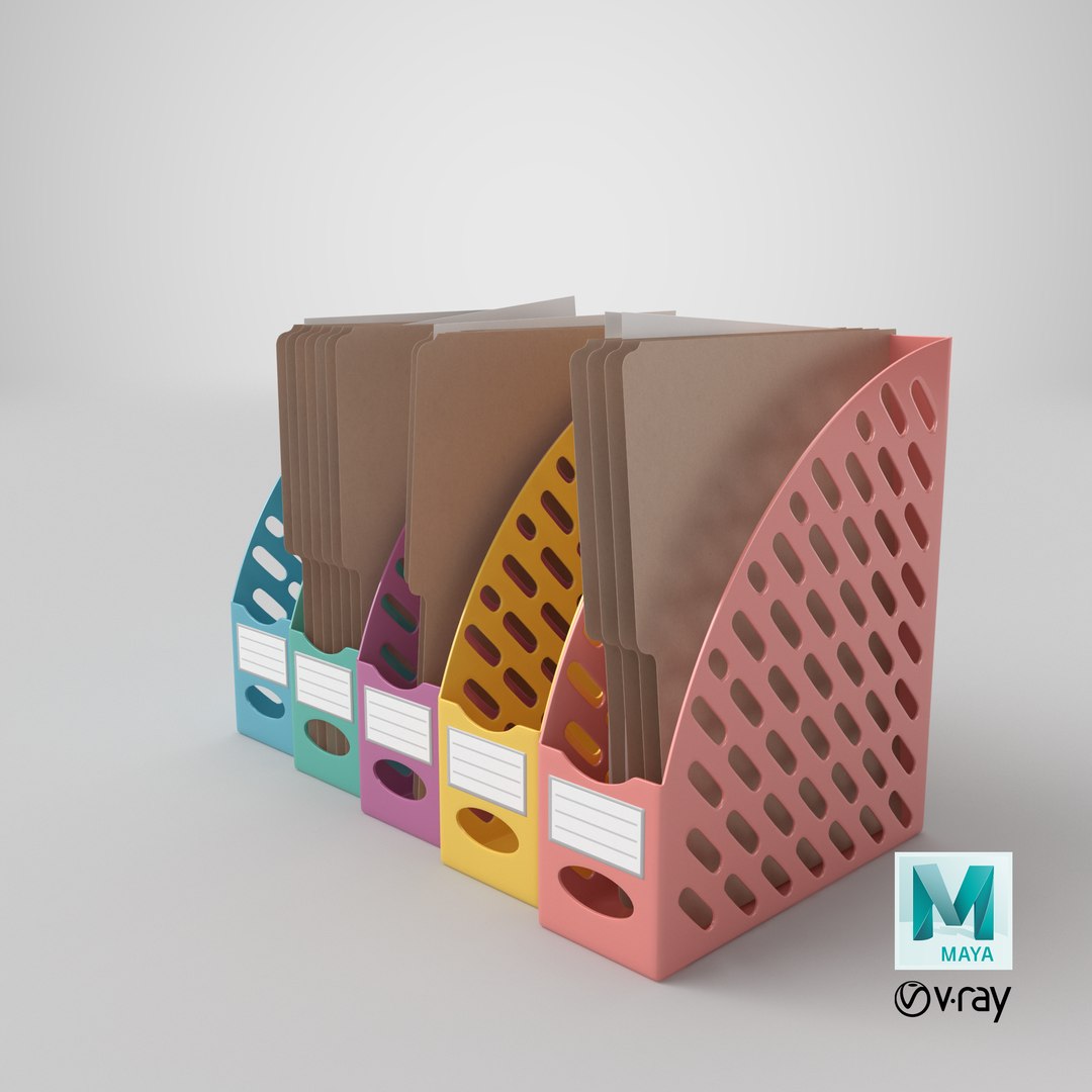Files Holder Organizer 3D Model - TurboSquid 1915654