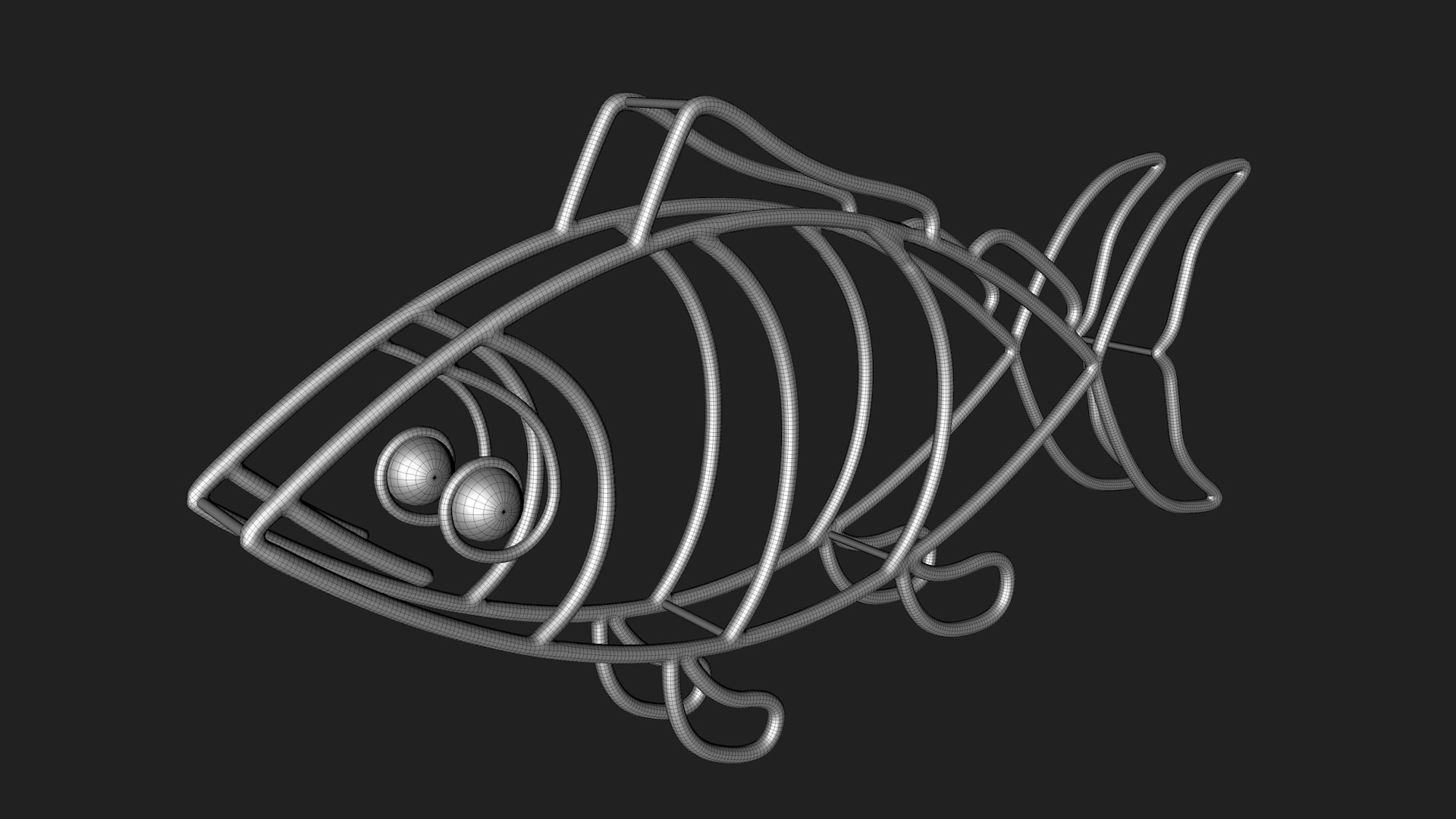 Free Metal Fish 3D Model - TurboSquid 1810858