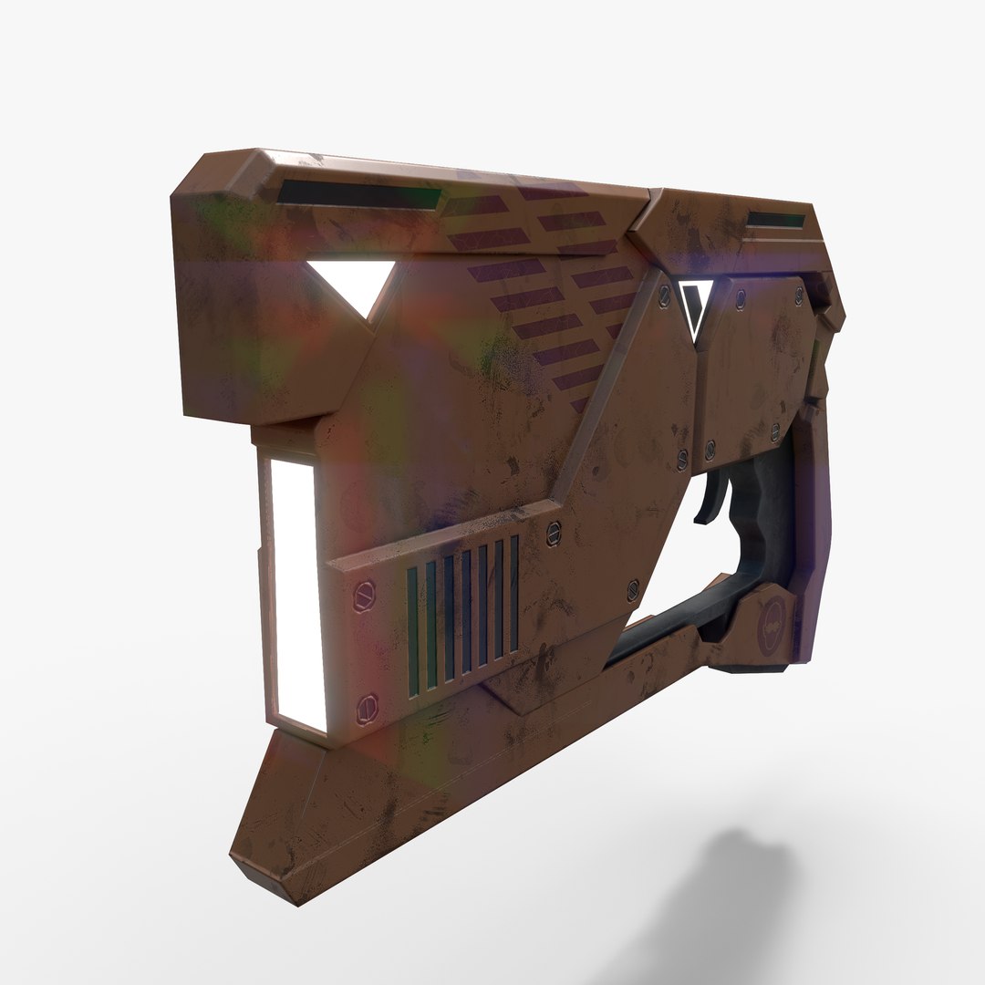 Sci-fi Blaster Model - TurboSquid 2087375