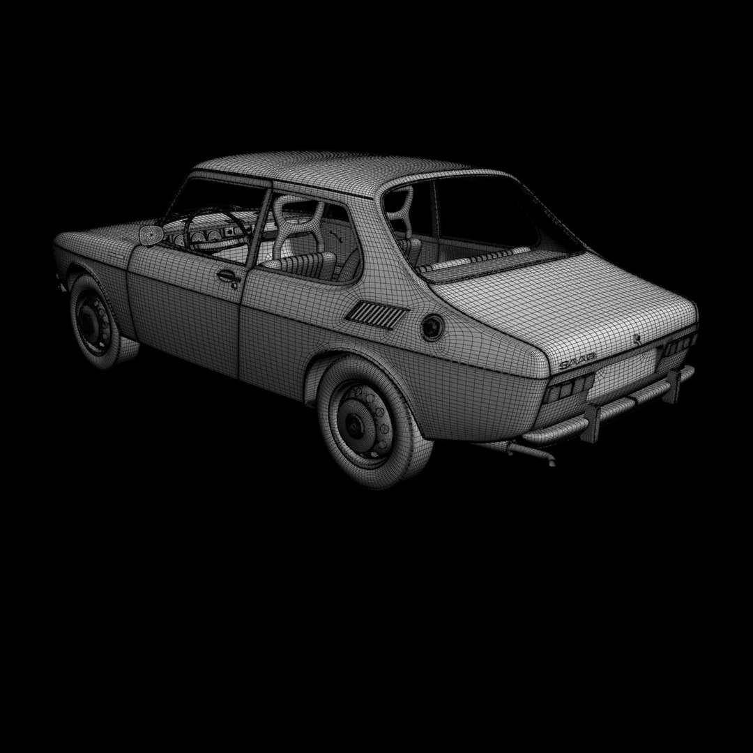 1968 Saab 99 3D Model - TurboSquid 1695327