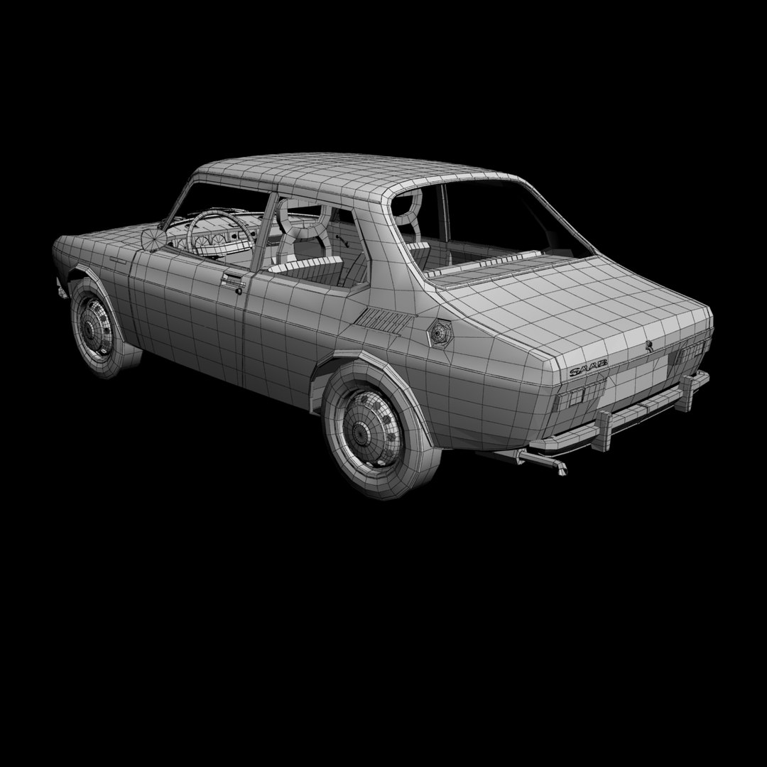 1968 Saab 99 3D Model - TurboSquid 1695327