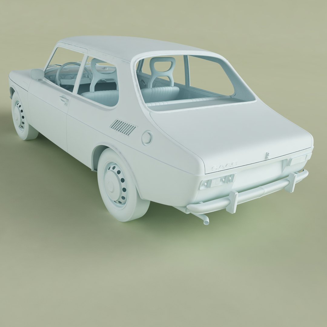 1968 Saab 99 3D Model - TurboSquid 1695327