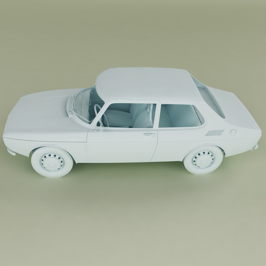 1968 Saab 99 3D Model - TurboSquid 1695327