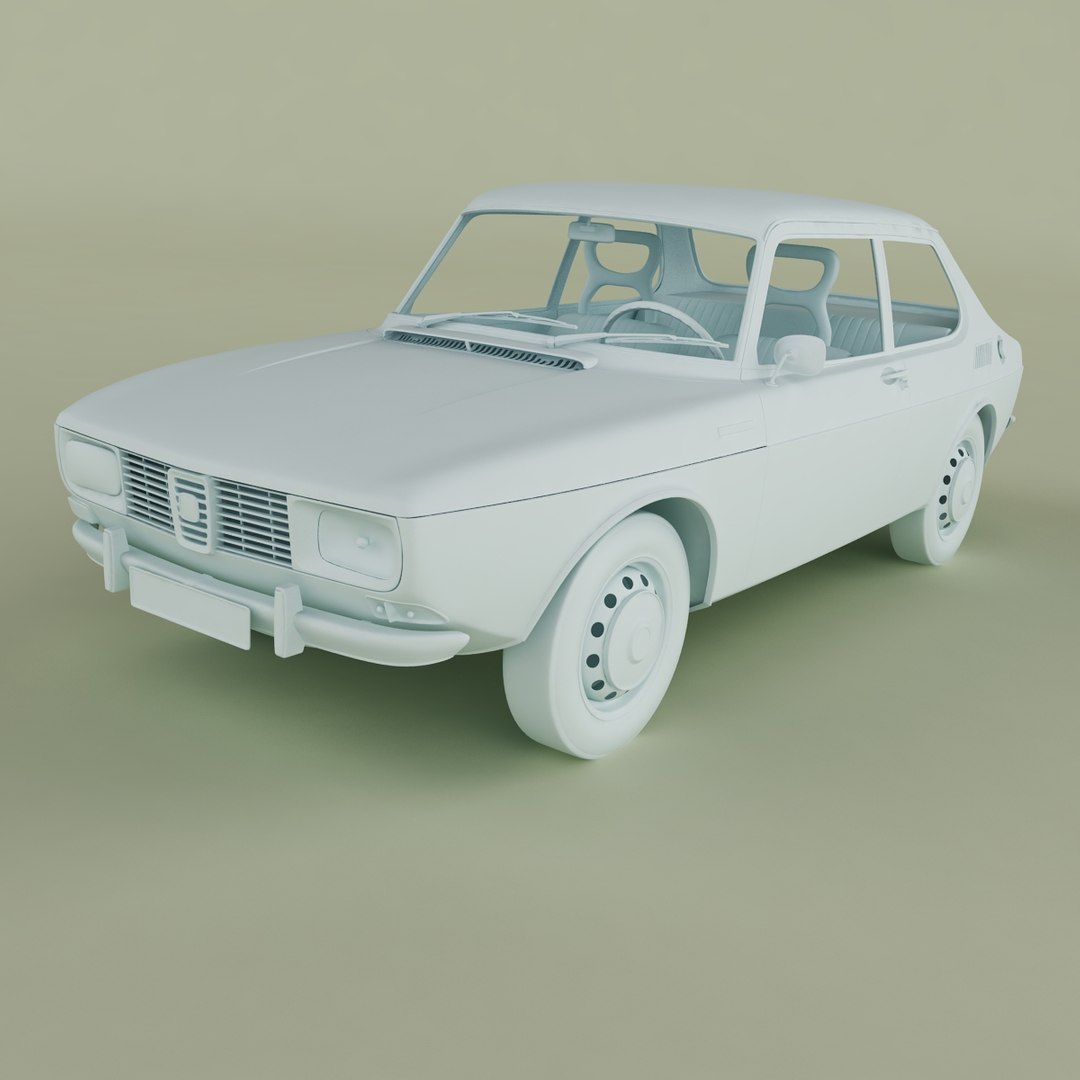 1968 Saab 99 3D Model - TurboSquid 1695327