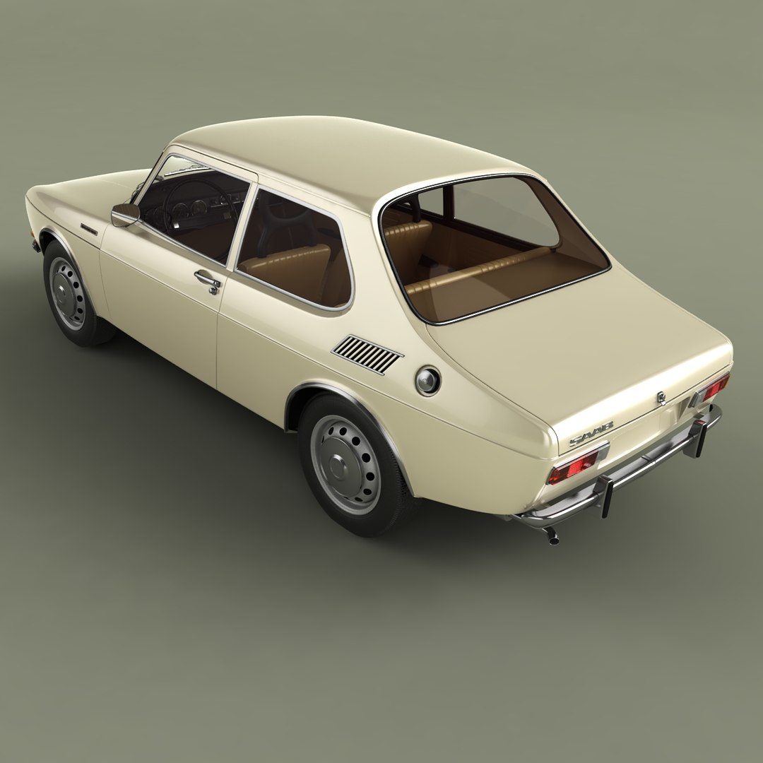 1968 Saab 99 3D Model - TurboSquid 1695327