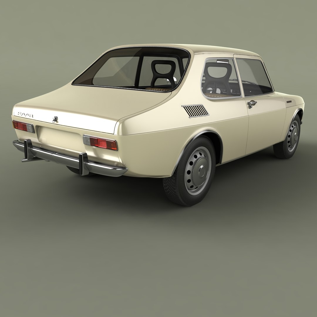 1968 Saab 99 3D Model - TurboSquid 1695327