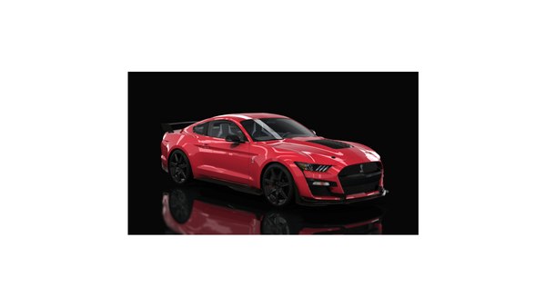 3D model 2020 Ford Mustang Shelby GT500 with Textures - TurboSquid 1981106