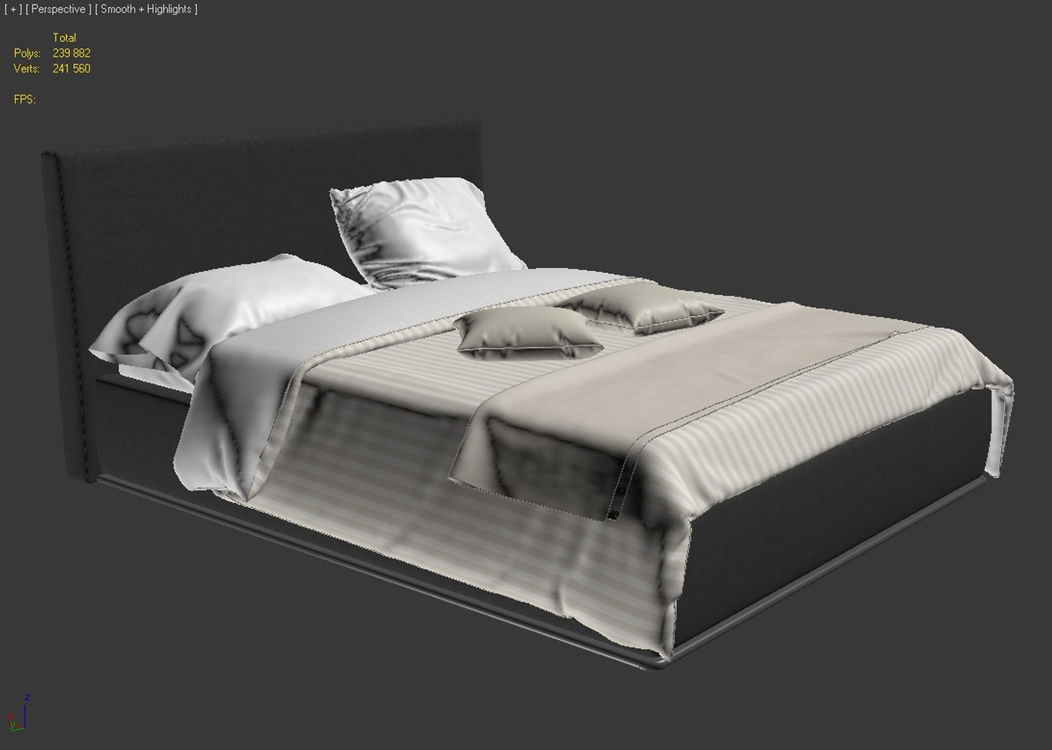 3d Model Realistic Linen