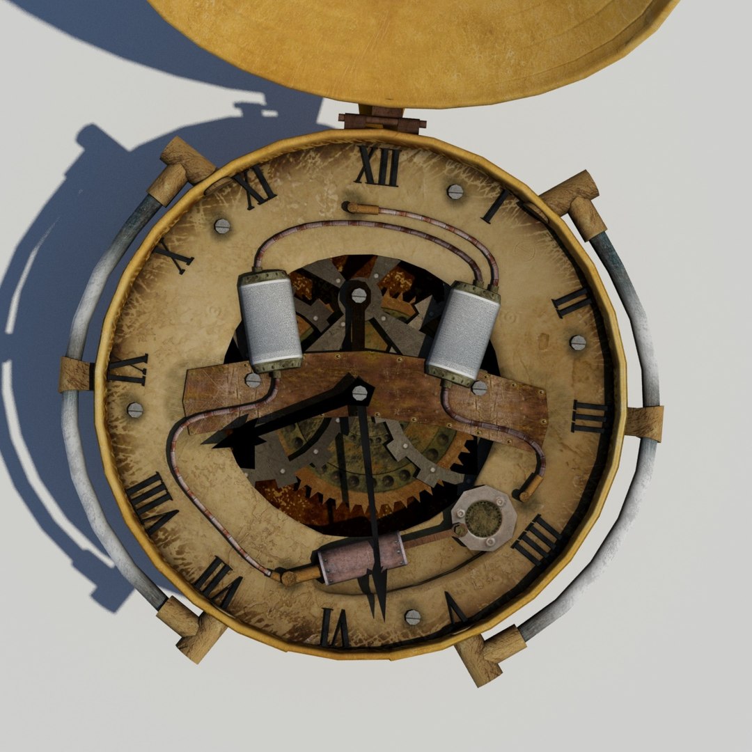 3d Model Steampunk Watch