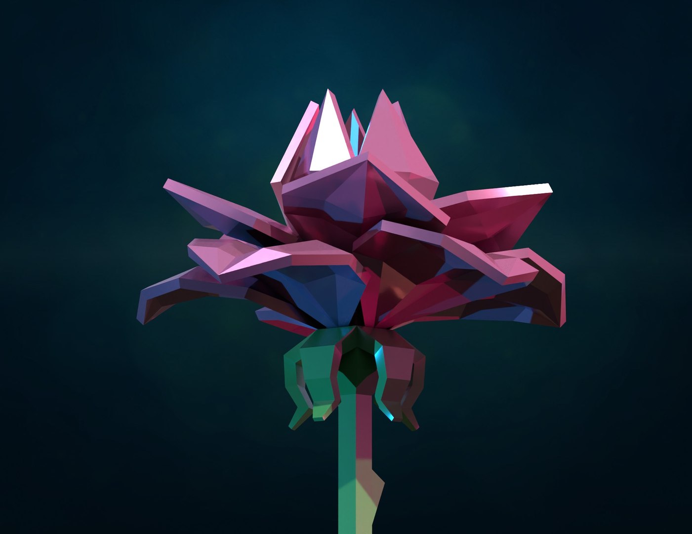 Rose Printable Assembly 3D Model - TurboSquid 2367096