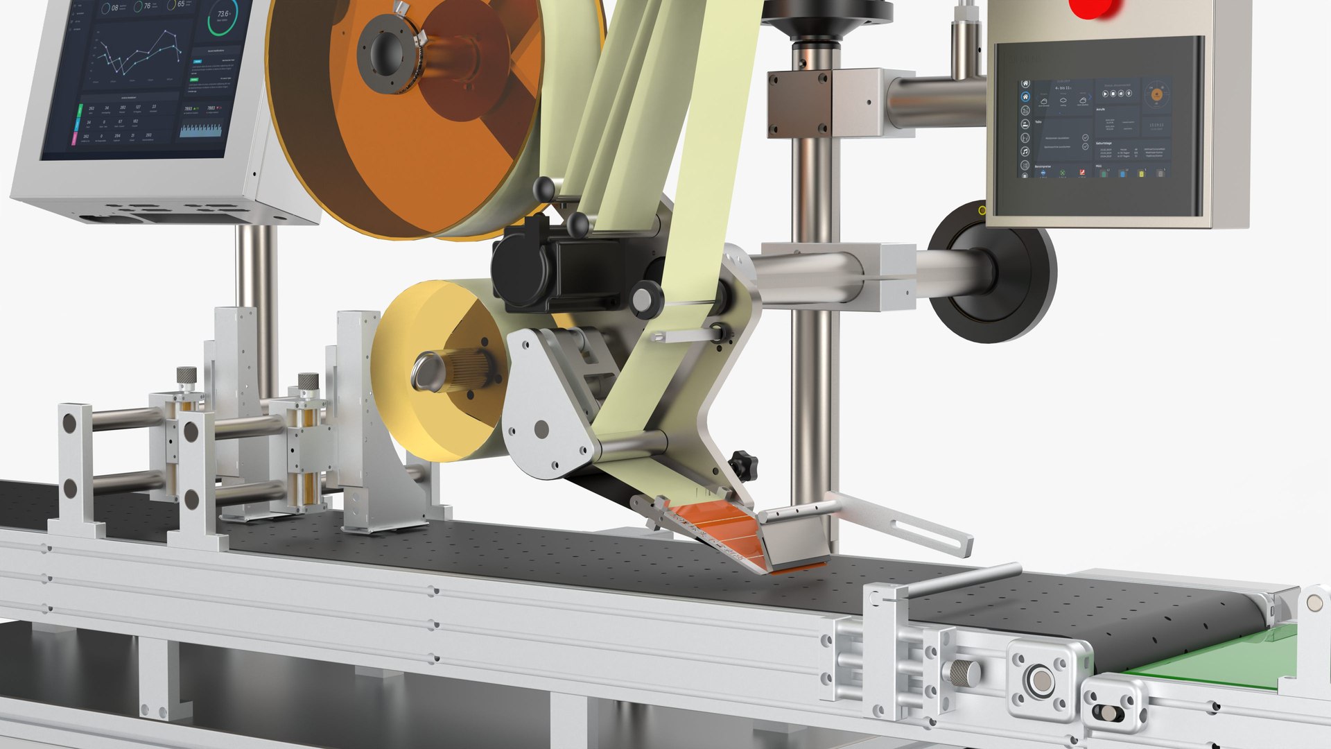 3D Automatic Labeling Machine Model - TurboSquid 2140247