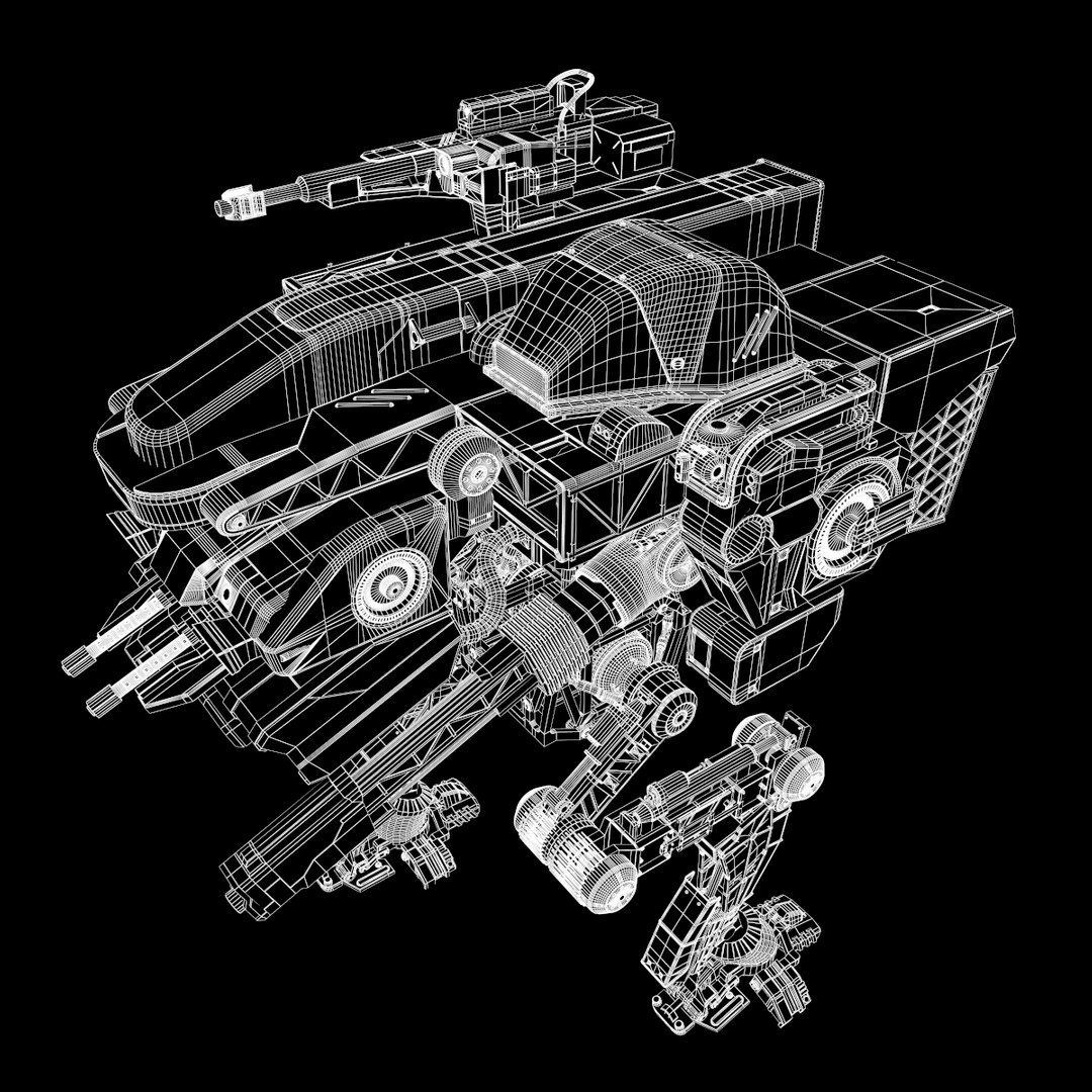 Mech Robot 3d Model