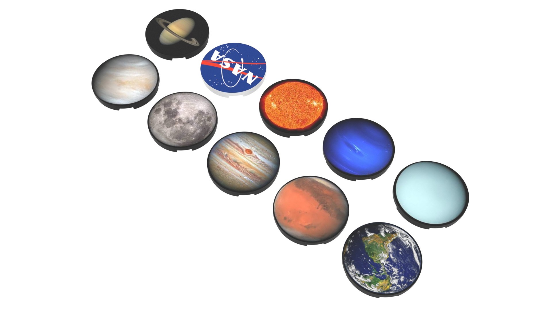 3D Planets Lego Tiles Set Model - TurboSquid 1886747