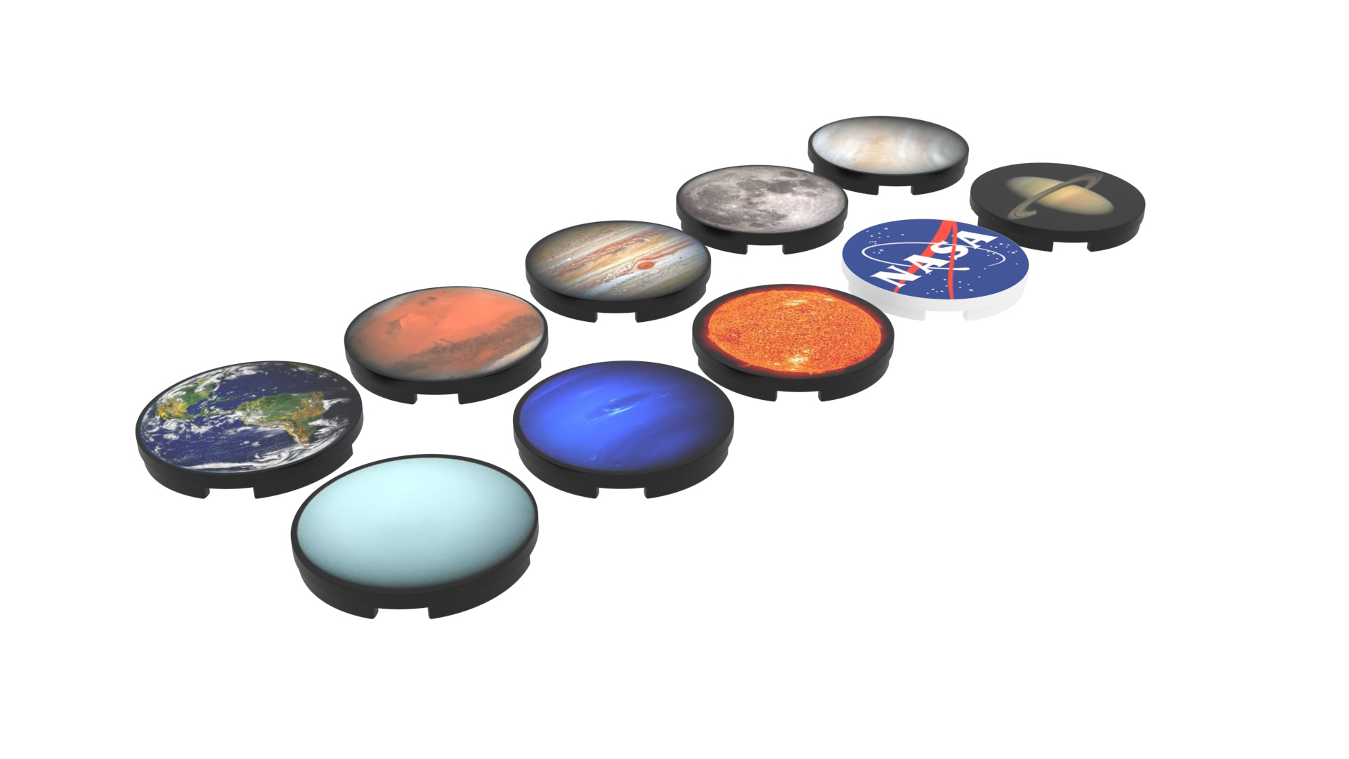 3D Planets Lego Tiles Set Model - TurboSquid 1886747