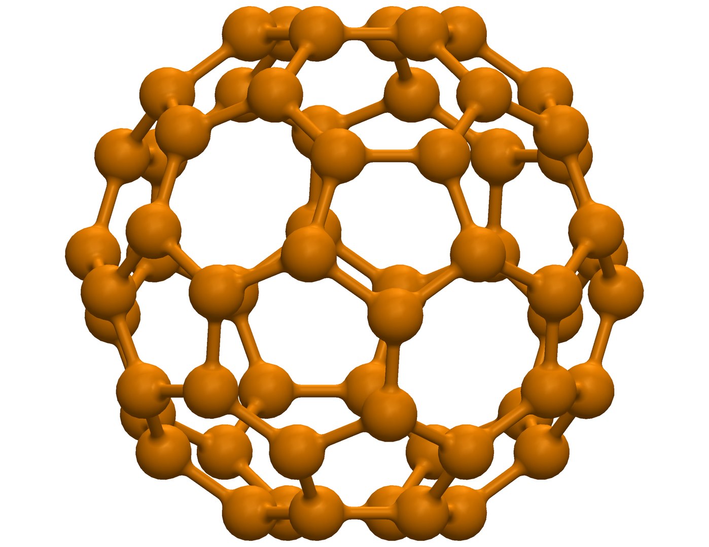 Truncated Icosahedron With Atoms 3D Model - TurboSquid 2210075