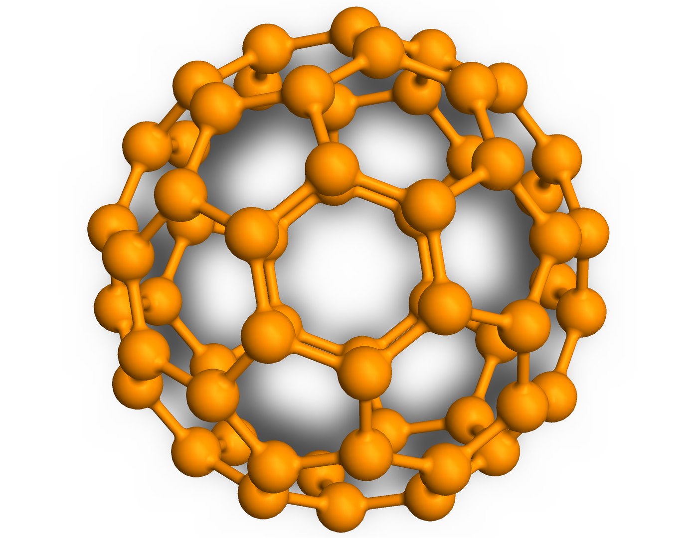 Truncated Icosahedron With Atoms 3D Model - TurboSquid 2210075