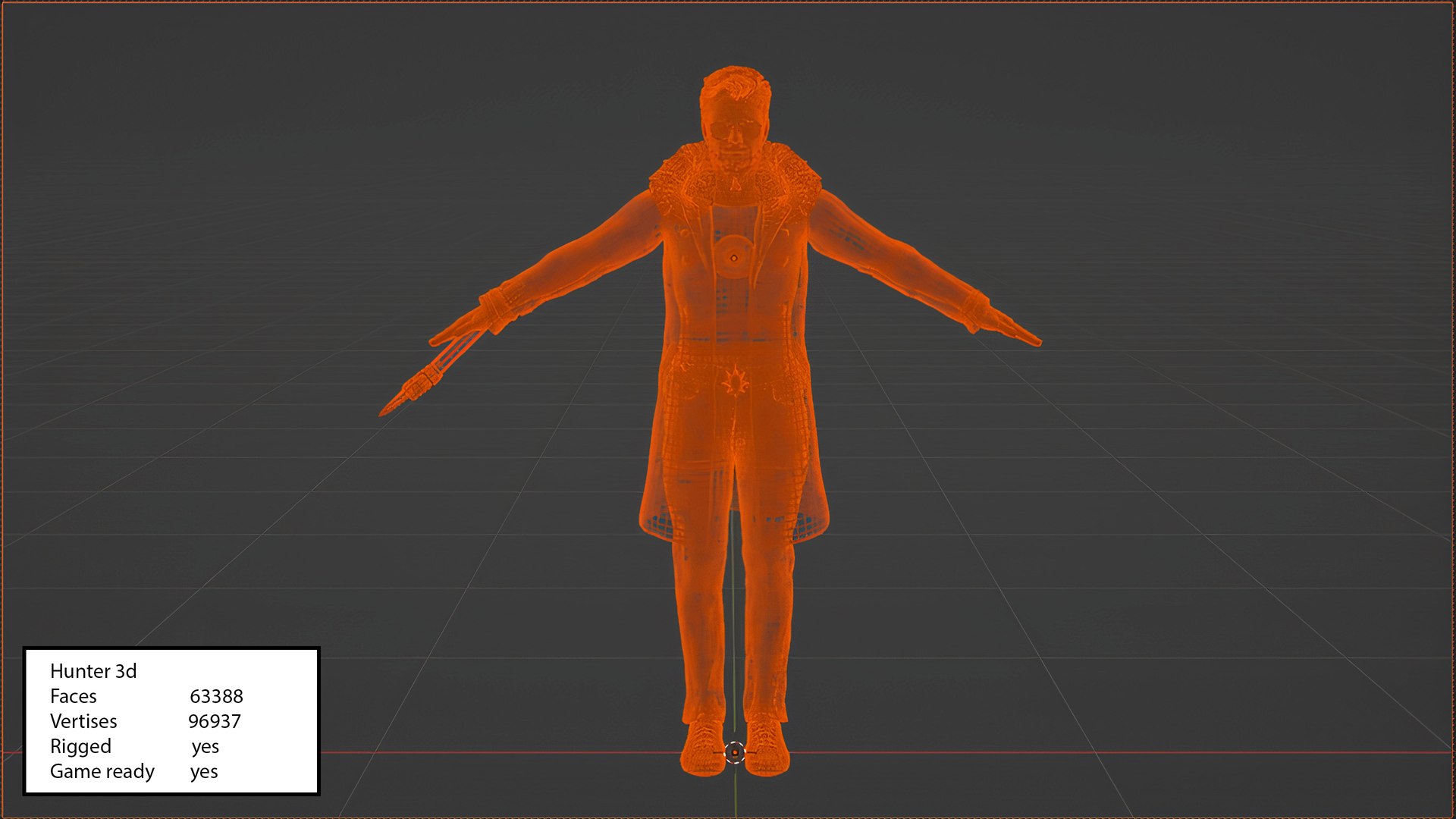 3D Hunter 3d Model - TurboSquid 2085059