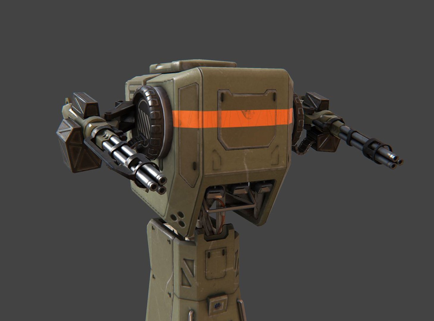 Turret Tower 3d Model