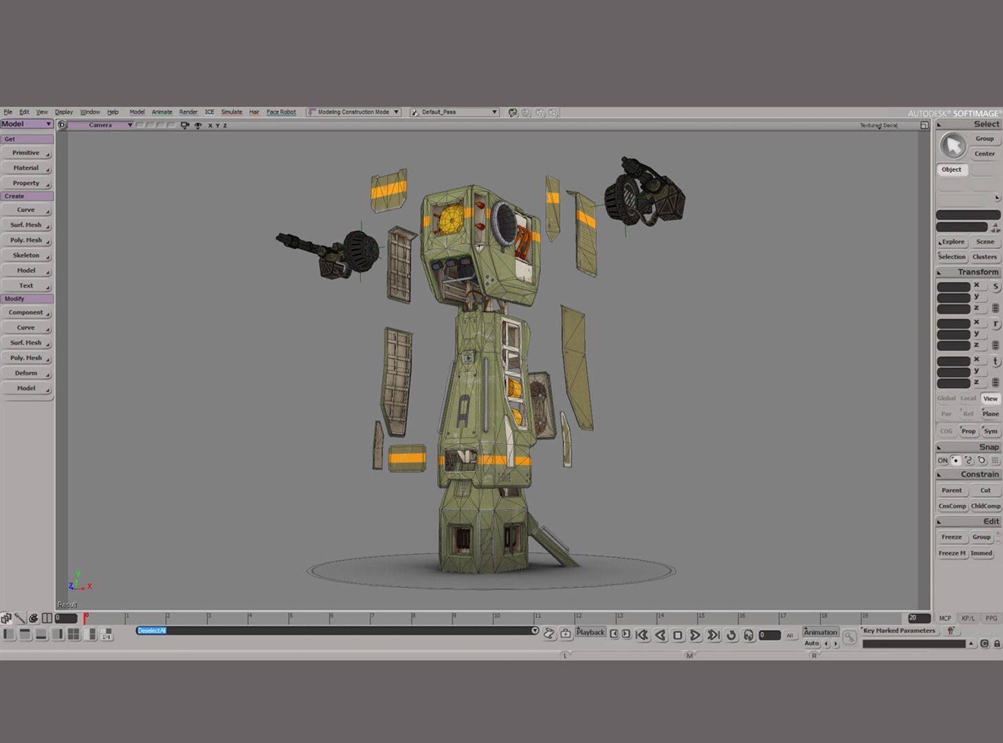 Turret Tower 3d Model