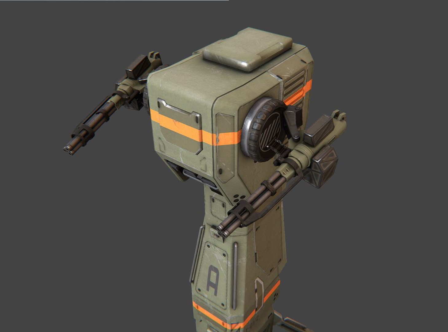Turret Tower 3d Model