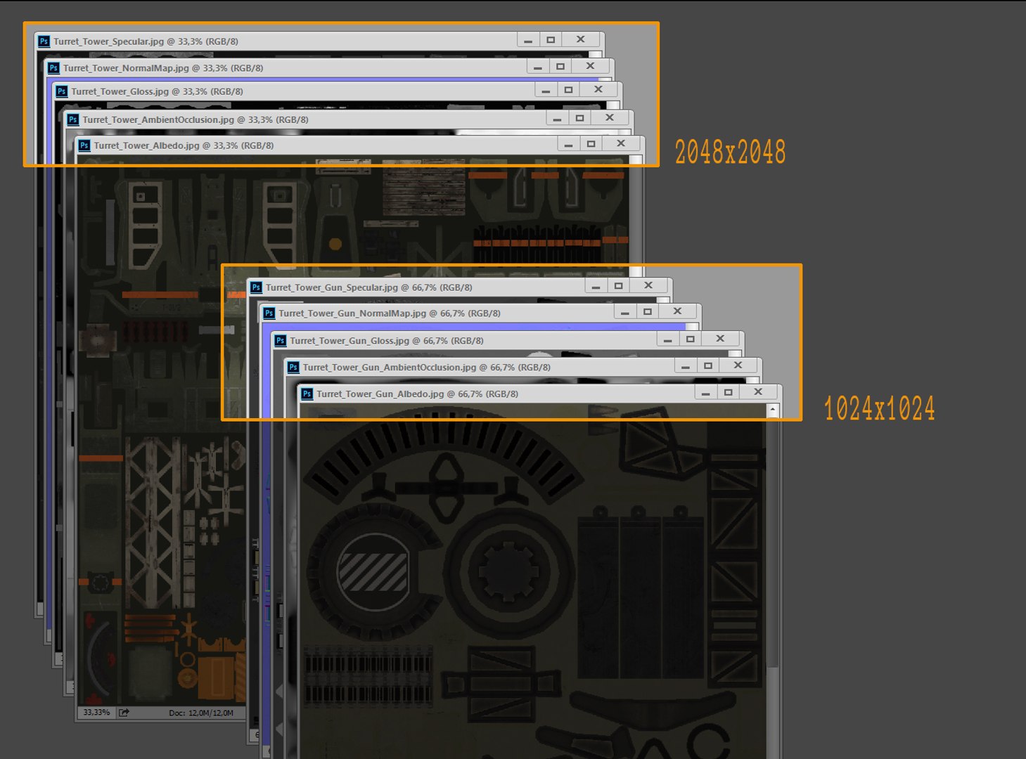 Turret Tower 3d Model