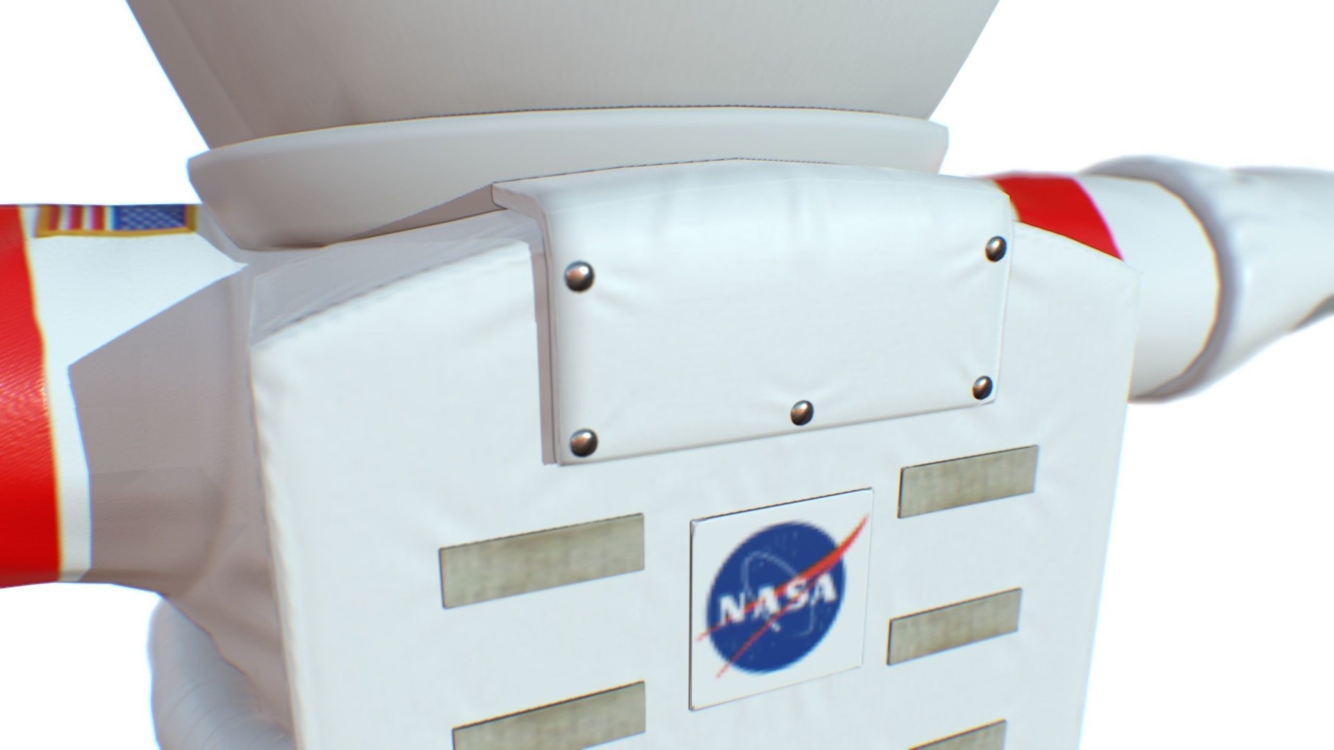 3D Cartoon Space Suit model - TurboSquid 2128480