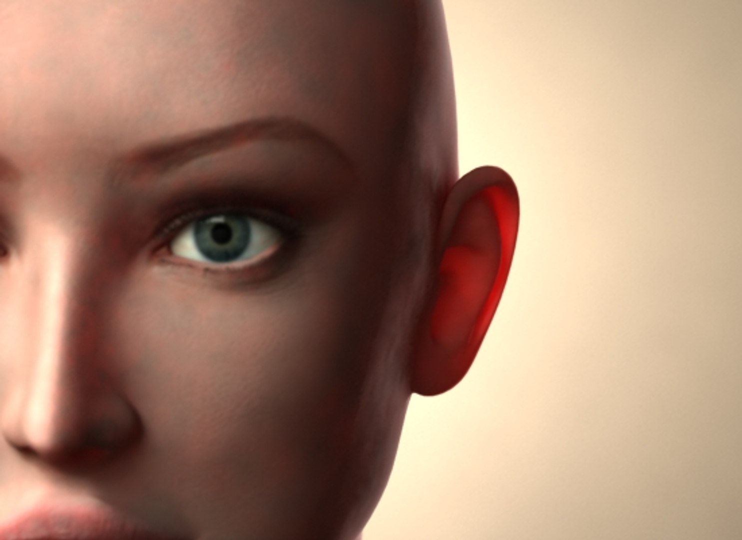 girl face 3d max