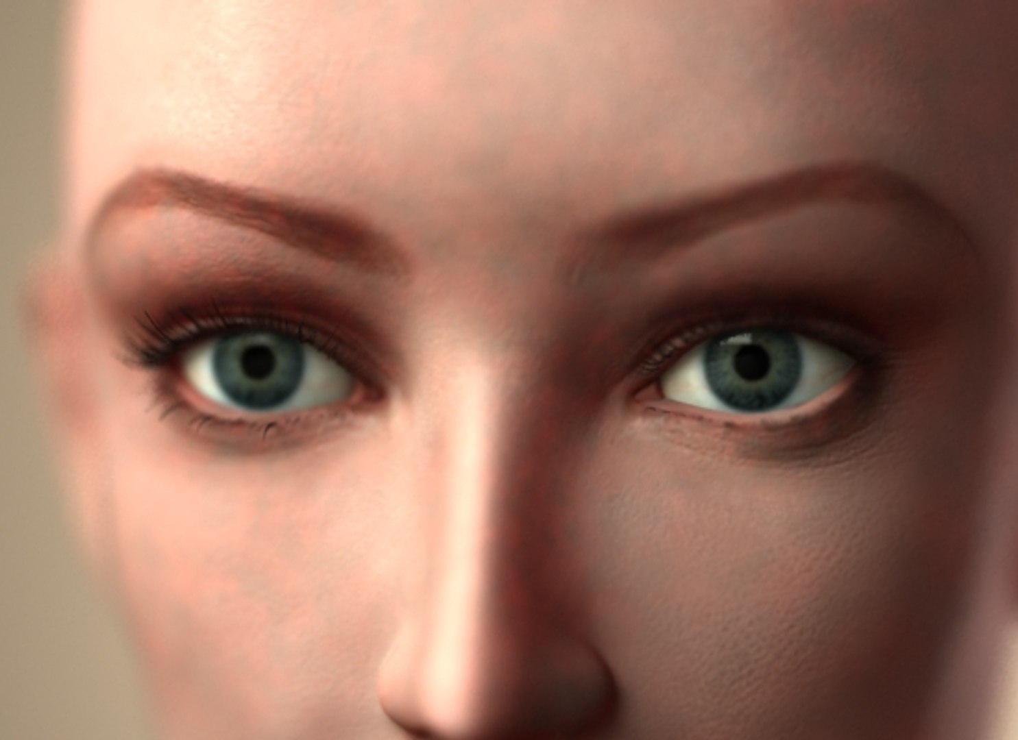 girl face 3d max