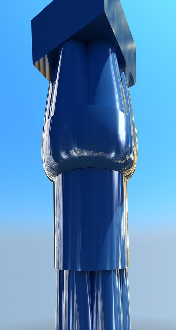 Papyrus Column 3d C4d