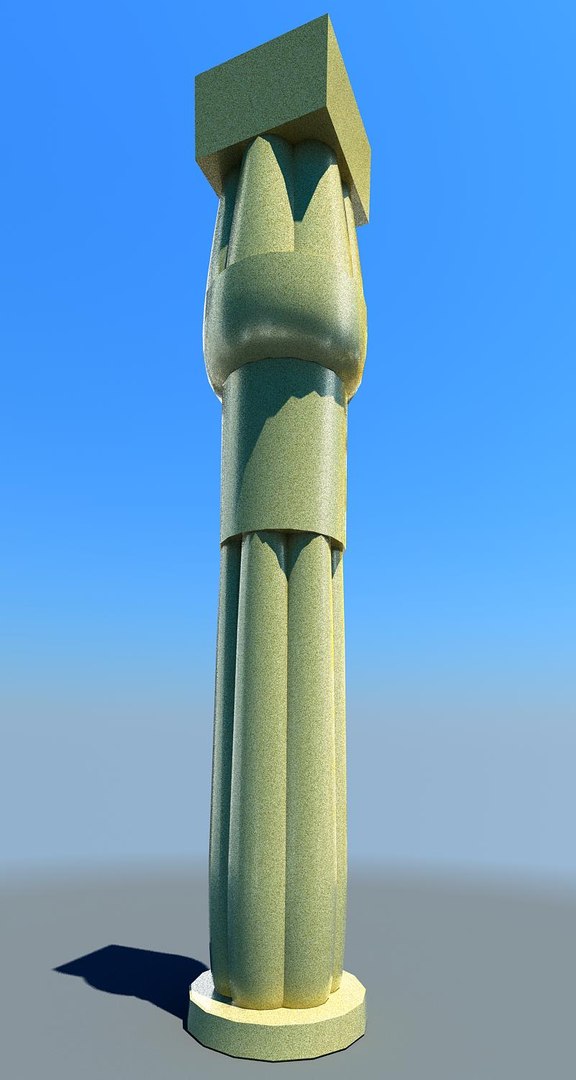 Papyrus Column 3d C4d